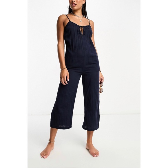 lisla & Bird | Pants & Jumpsuits | Lisla Bird Beach Wide Leg Straps ...